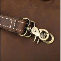 China Genuine Cowhide Crazy Horse Leather Men'S Clutch Large Capacity Wallet European And American Retro Crossbody Shoulder Bag Mobile Phone Men'S Bag for sale