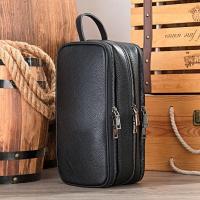 China Factory Direct Sales Vintage Crazy Horse Leather Storage Bag Genuine Leather Large Capacity Multi-Function Cosmetic Bag Handbag Cross-Border Wholesale for sale