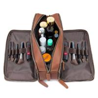 China Factory Direct Sales Vintage Crazy Horse Leather Storage Bag Genuine Leather Large Capacity Multi-Function Cosmetic Bag Handbag Cross-Border Wholesale for sale