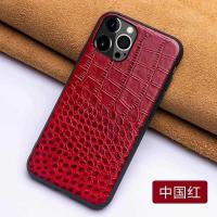 China Phone Case Bagua For Apple IPhone 15/14 13 Hands Mobile Phone Case Full Leather Crocodile Upper And Lower Pattern Protective Cover for sale