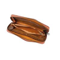 China National Style Tibetan Scripture Men And Women'S Genuine Leather Wallet Zipper Clutch Bag Nine-Square Grid Accessories Wallet Mobile Phone Bag Wholesale for sale