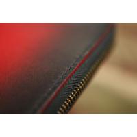 China Vegetable Tanned Top Layer Cowhide Men'S Contrast Color Wallet Genuine Leather Long Clutch Zipper Clutch Manufacturer Wholesale for sale