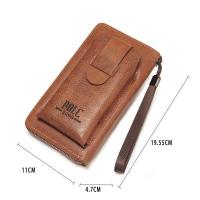 China Long Wallet Business Cross-Border Clutch Bag Men PU Multi-Card Slot Wallet Large Capacity Portable Mobile Phone Bag Wholesale for sale