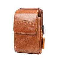 China Multifunctional Flip Cover For IPhone 17, Top-Grain Cowhide Zipper Protective Case, Shoulder Strap Waist Bag, Note10 for sale