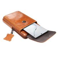 China Multifunctional Flip Cover For IPhone 17, Top-Grain Cowhide Zipper Protective Case, Shoulder Strap Waist Bag, Note10 for sale