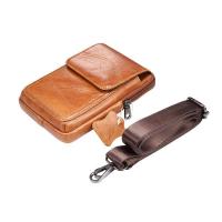 China Multifunctional Flip Cover For IPhone 17, Top-Grain Cowhide Zipper Protective Case, Shoulder Strap Waist Bag, Note10 for sale
