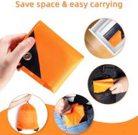China Reusable Custom Polyester Drawstring Backpack Waterproof For Promotional for sale