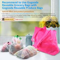 China TUV Recycled Reusable Mesh Produce Bags , GOTS Drawstring Net Bag Foldable for sale