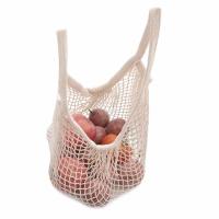China AQL Cotton Net Shopping Bags , BRC Mesh Grocery Tote bag Reusable Fabric for sale