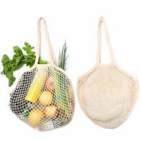 China SA8000 TUV Cotton Mesh Net Bag PMS Color For Fruits And Vegetables for sale
