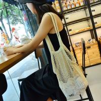 China ISO14001 Shopping Net Bag , SA8001 PMS Cotton Mesh Tote Bag 100% Organic for sale