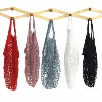 China SEDEX 4P Mesh Shopping Tote , ISO9001 Pantone Reusable Cotton Mesh Bags for sale