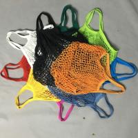 China SEDEX 4P Mesh Shopping Tote , ISO9001 Pantone Reusable Cotton Mesh Bags for sale