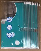 China 6P AZO Free BRC Zippered Gift pouch Bags PVC Toothbrush Clear Ziplock Packaging Recyclable for sale