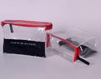 China 6P AZO Free PVC Pouch Bag , 0.2mm 3C PVC Zip Lock Bags Frosted EVA Garment Packaging for sale