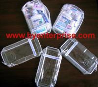 China 7P Free EN71 Clear PVC Travel Bag Plastic Wash Bag Zipper 0.15mm for sale