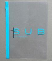 China 24cm BSCI Zippered Gift Bags Travel Packing Custom Flat EVA Slider Bag ISO9001 for sale