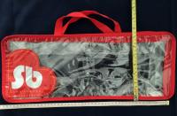 China ISO9001 EN71 Cosmetic Toiletry Bag Makeup PVC Zippered 0.15mm for sale