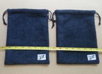 China 280gsm SMETA GOTS Packaging Drawstring Bags Microfiber Pouch Bag ISO9001 for sale