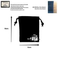 China 280gsm 12cm Drawstring Pouch Bags Microfiber For Mobile Phone Sunglasses TUV for sale