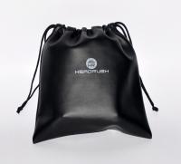 China PU Custom Leather Drawstring Pouch OEM , BSCI 10.5cm Jewelry Packaging Pouch for sale