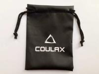 China PU Custom Leather Drawstring Pouch OEM , BSCI 10.5cm Jewelry Packaging Pouch for sale