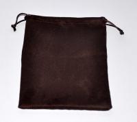 China Mini Flocking Suede Jewelry Pouch GOTS , 16cm ISO9001 Drawstring Jewellery Pouches for sale
