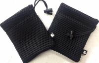 China BRC 10cm Small Nylon Mesh Drawstring Bags Packaging TUV With Woven Sewn Label for sale