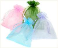 China ISO14001 10x15cm Promotional Drawstring Bags Recyclable Organza Packaging for sale