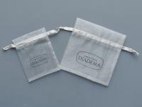 China Recyclable Mini Organza Drawstring Bags , ISO9001 SGS Organza Candy Bags for sale