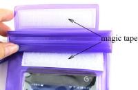 China SA8000 Cell Phone Plastic Pouch , TUV 0.3mm Clear Waterproof Phone Bag Non Toxic for sale