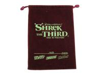 China 1C Eco Velvet Drawstring Cosmetic Bag ,  8.5cm Jewelry Velvet Pouch Screen Print for sale