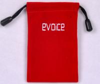 China ISO9000 SGS Packaging Drawstring Bags Custom Printed Velvet pouch 2C For Jewelry Gift for sale