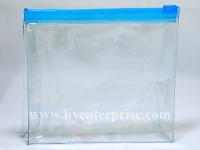 China RoHS 0.25mm Cosmetic PVC Bag , Recyclable EN71 EVA Cosmetic Bag for sale