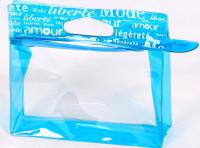 China RoHS 0.25mm Cosmetic PVC Bag , Recyclable EN71 EVA Cosmetic Bag for sale