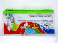 China SA8000 0.3mm Zippered Gift Bags Custom PVC Plastic Waterproof Pouch For Packing TUV for sale