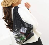 China RoHS GOTS Reusable Cotton Produce Grocery Bags Net Shopping Bag Washable Foldable TUV for sale