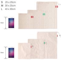 China ISO9003 Reusable Fruit And Veg Bags , SMETA Biodegradable Cotton Mesh Grocery Bags for sale