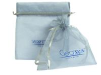 China SA8000 SMETA Organza Drawstring Pouch , LOGO Screen Print Organza Jewelry Bags for sale