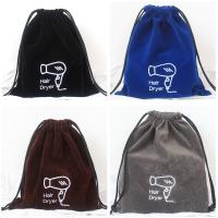 China SA8000 1C Velvet Drawstring Pouch Personalized Logo Printed string bag SGS for sale