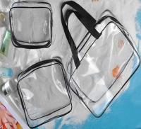 China ISO9001 Zip Lock Plastic Packaging Bag WCA 20x10cm Custom PVC Zipper Bag for sale