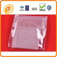 China SA8000 0.25mm Clear Plastic Zipper Pouch , ISO14001 EVA Zipper Bag for sale