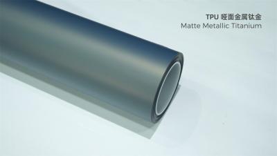 China Waterproof Matte Color PPF Customized Titanium Vinyl Wrap UV Resistant for sale