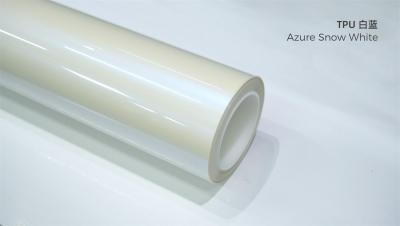 China High Gloss Color Shift White Wrap Scratch Resistant / UV Resistant Self Healing PPF for sale