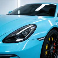 China Ice Cream Blue TPU PPF Roll Elastic UV Proof Paint Protection Film For Car for sale
