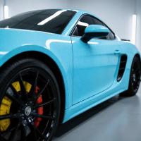 China Ice Cream Blue TPU PPF Roll Elastic UV Proof Paint Protection Film For Car for sale