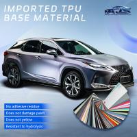 China Scratch Resistant Self Healing Clear Car Vinyl Wrap 1.52x15m Roll 6.5-9.5mil TPU Paint Protection Film for sale