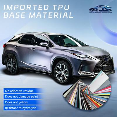 China Scratch Resistant Self Healing Clear Car Vinyl Wrap 1.52x15m Roll 6.5-9.5mil TPU Paint Protection Film for sale