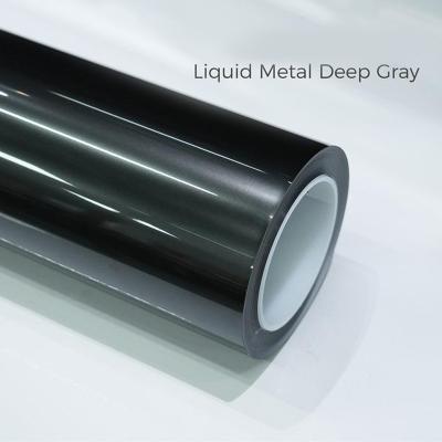 China Self Healing Metallic PPF UV Protection PPF Vinyl Wrap Deep Gray for sale