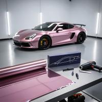 China UV Protection Color PPF Scratch Resistant Automotive Paint Film Vivid Pink for sale